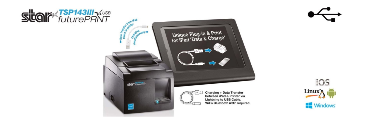 TSP143III USB Printer - Star Micronics POS Printers & Solutions ...